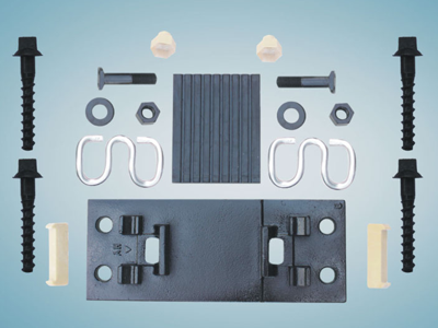 Products / RAILWAY CLIPS / Rail fastening System-crane rail clips,crane ...